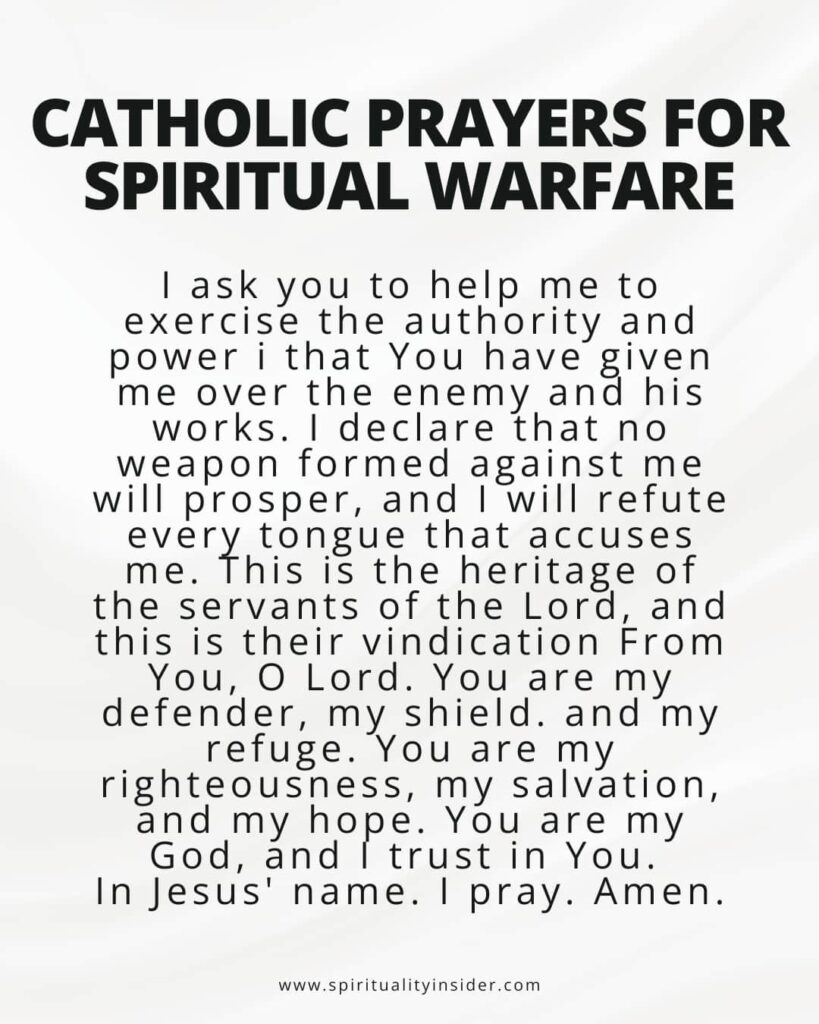7 Powerful Spiritual Warfare Prayers | Images & Explanation
