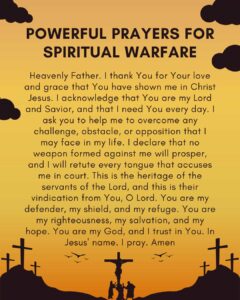 7 Powerful Spiritual Warfare Prayers | Images & Explanation