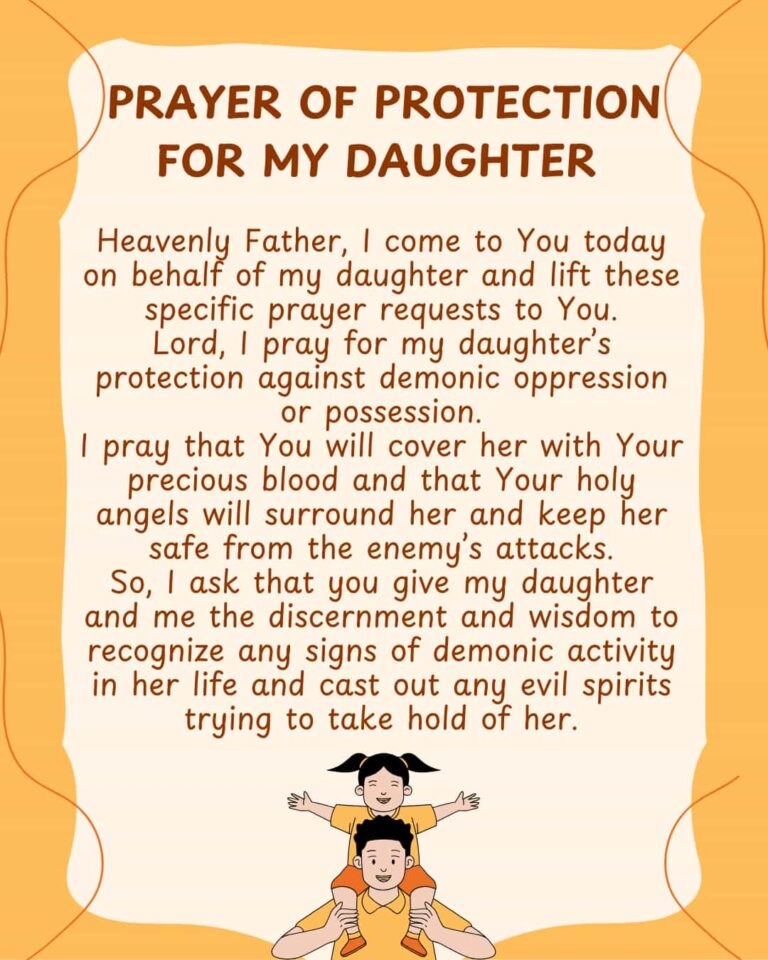 16 Spiritual Warfare Prayers for my Daughter Daily Safety