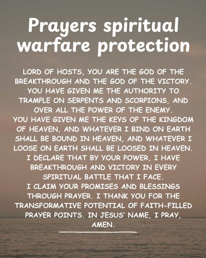 10 Spiritual Warfare Prayers for Protection for Christians