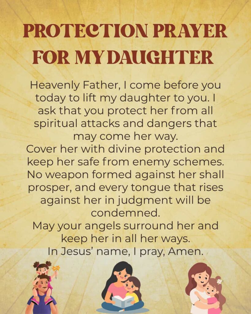 16 Spiritual Warfare Prayers for my Daughter Daily Safety