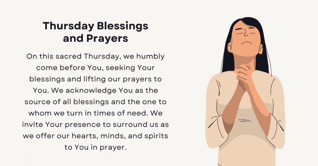 150+ Thursday Blessings and Prayers for God's Guidance & Joy