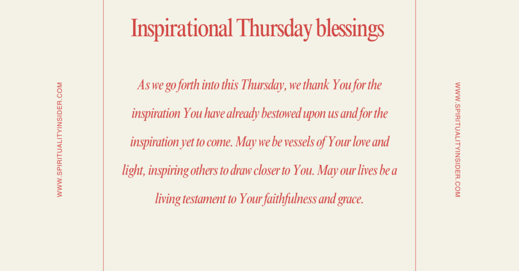 150+ Thursday Blessings and Prayers for God's Guidance & Joy