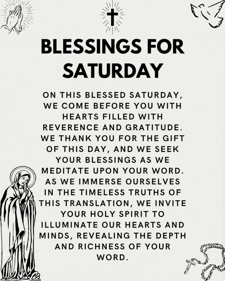 150+ Saturday Blessings and Prayers to Share with Loved Ones