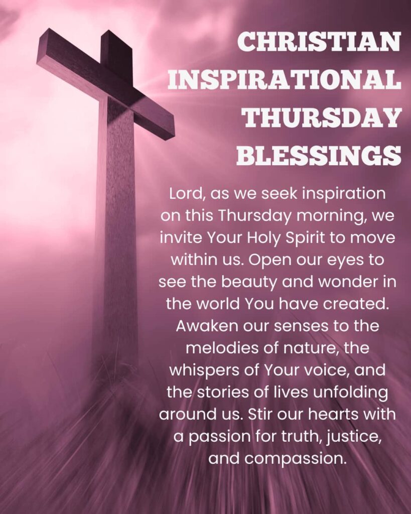 150+ Thursday Blessings and Prayers for God's Guidance & Joy