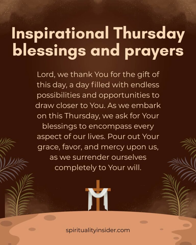150+ Thursday Blessings and Prayers for God's Guidance & Joy