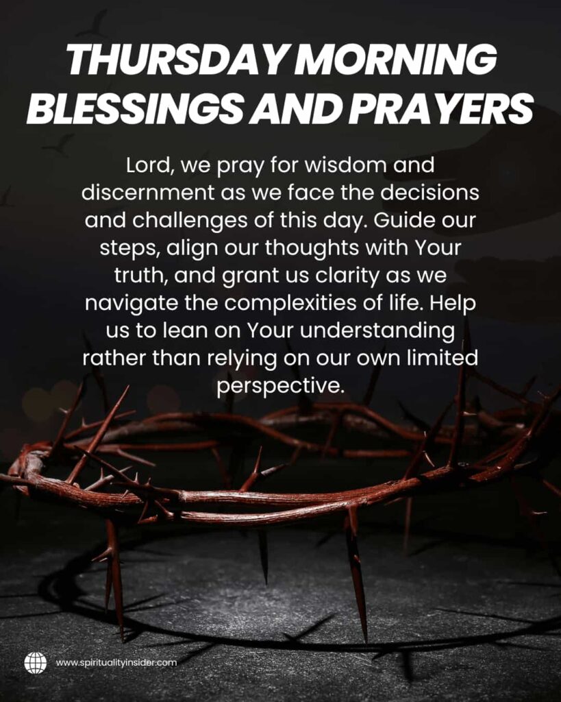 150+ Thursday Blessings and Prayers for God's Guidance & Joy