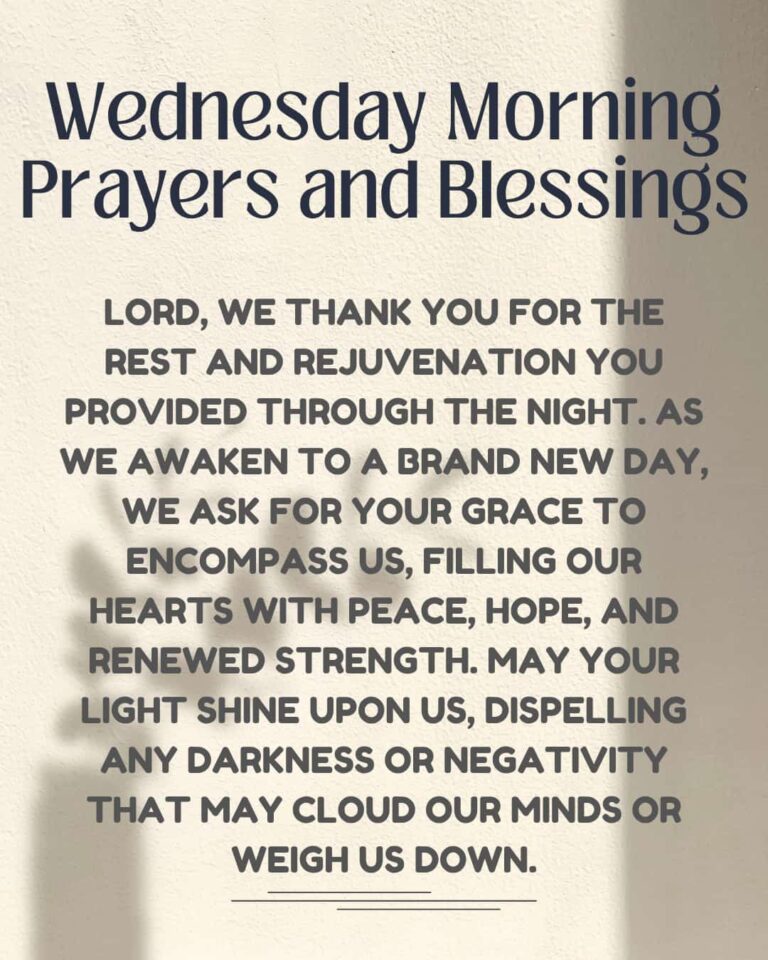 150+ Wednesday Blessings and Prayers | Updated New images
