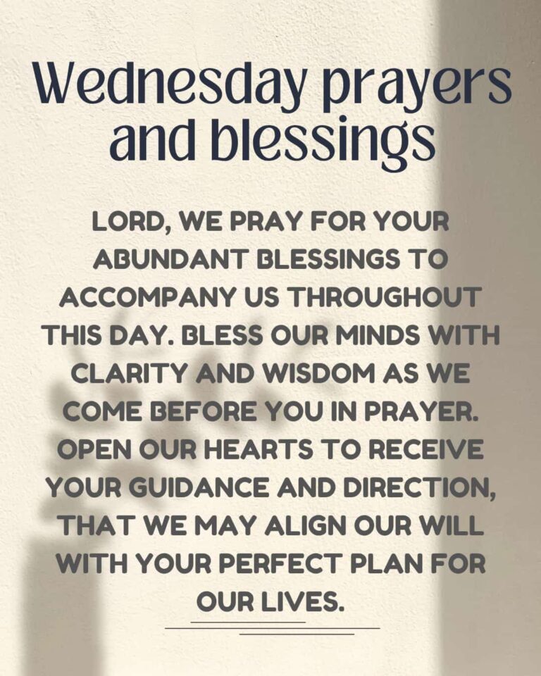 150+ Wednesday Blessings and Prayers | Updated New images