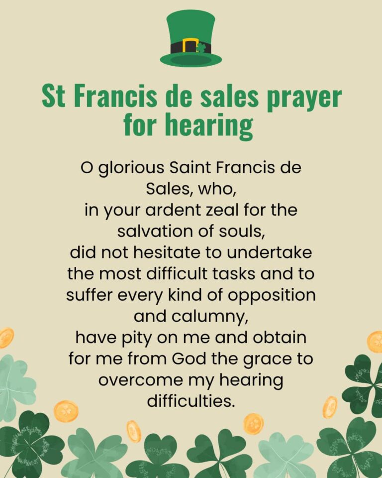 7 Sacred Catholic Prayers For Hearing Loss: Words of Saints