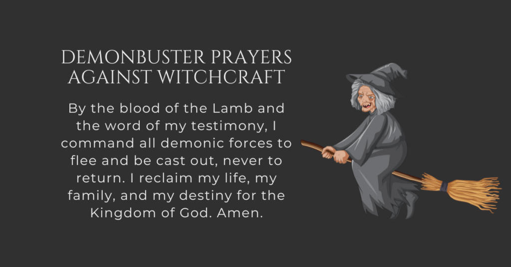 50+ Prayers Against Witchcraft | Biblical Prayer Free Images