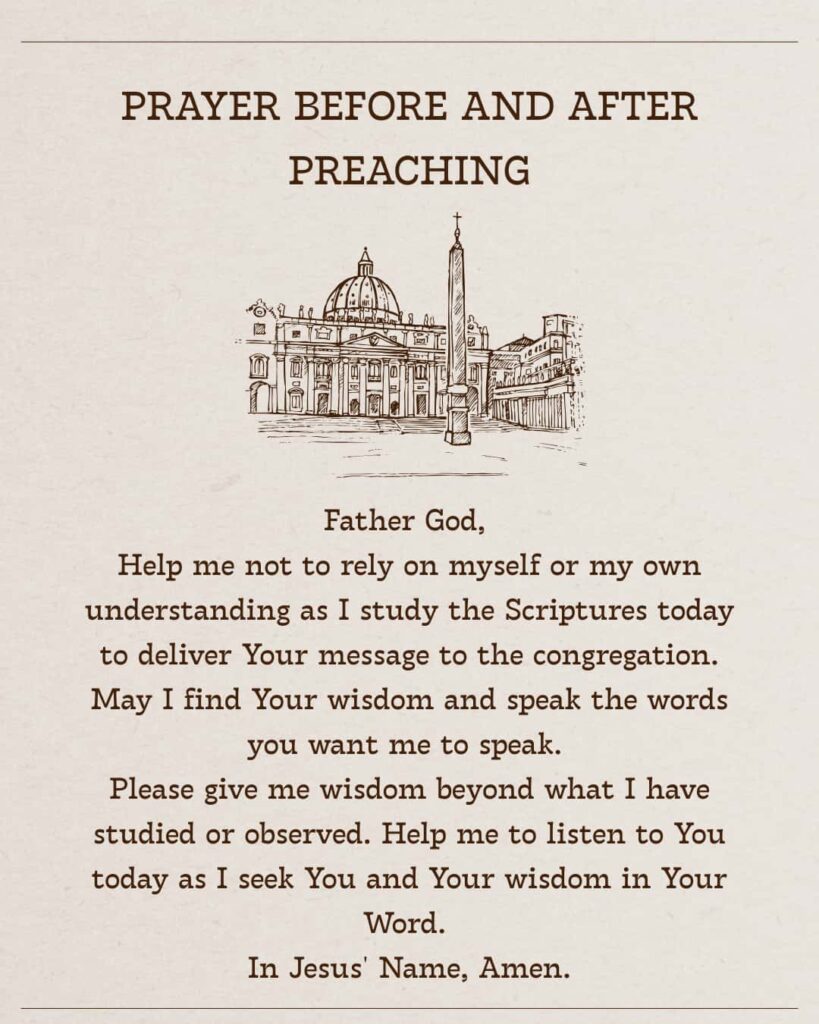 16 Short Opening Prayer Before a Sermon: Examples & Tips