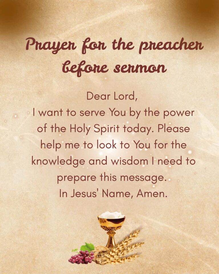 16 Short Opening Prayer Before a Sermon: Examples & Tips