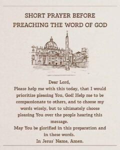 16 Short Opening Prayer Before a Sermon: Examples & Tips