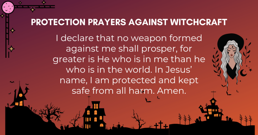 50+ Prayers Against Witchcraft | Biblical Prayer Free Images