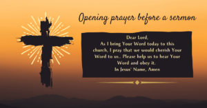 16 Short Opening Prayer Before a Sermon: Examples & Tips