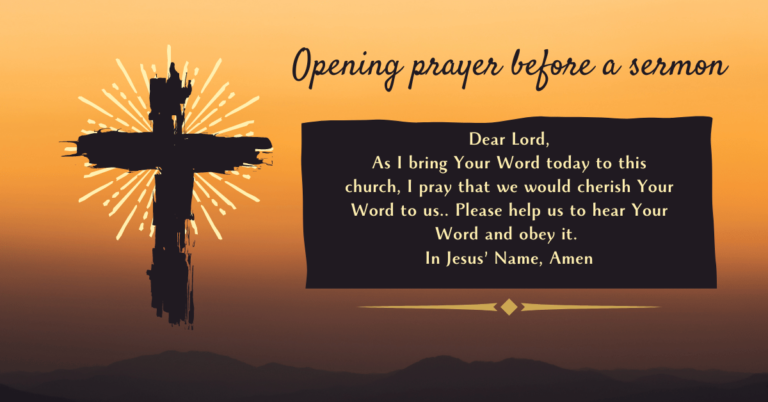 16 Short Opening Prayer Before a Sermon: Examples & Tips