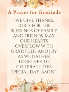 50+ Thanksgiving Prayers and Blessings | Original Scriptures